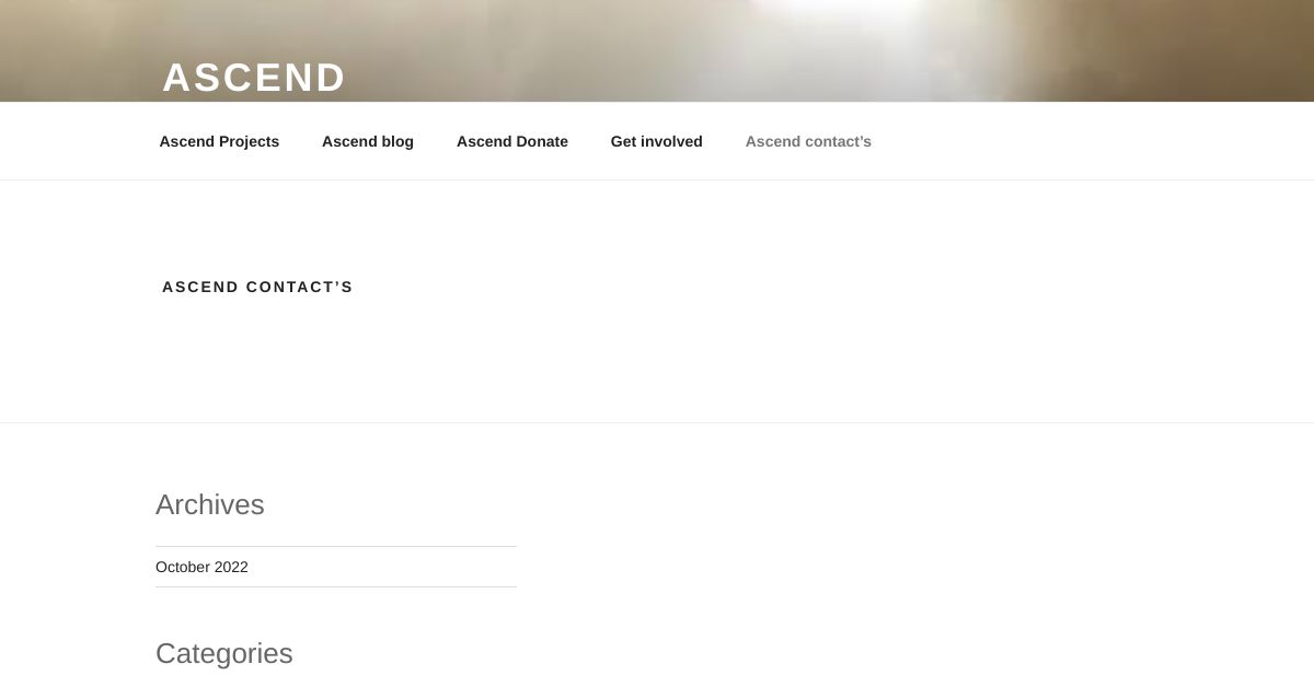 Ascend contact’s – Ascend